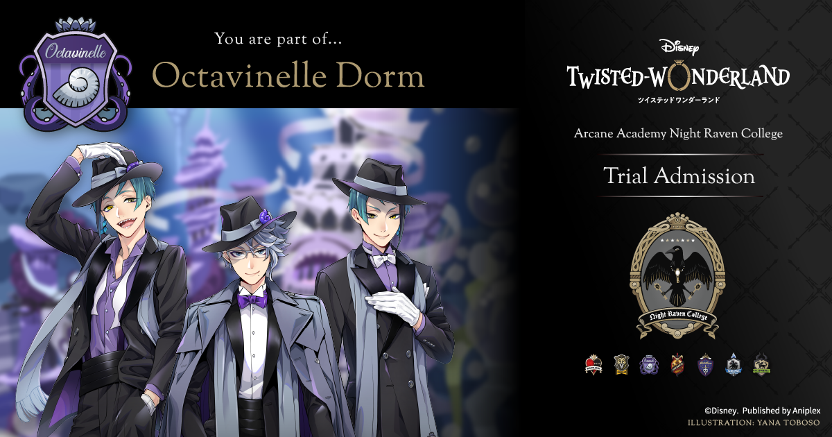 Octavinelle Dorm｜Arcane Academy Night Raven College Trial Admission