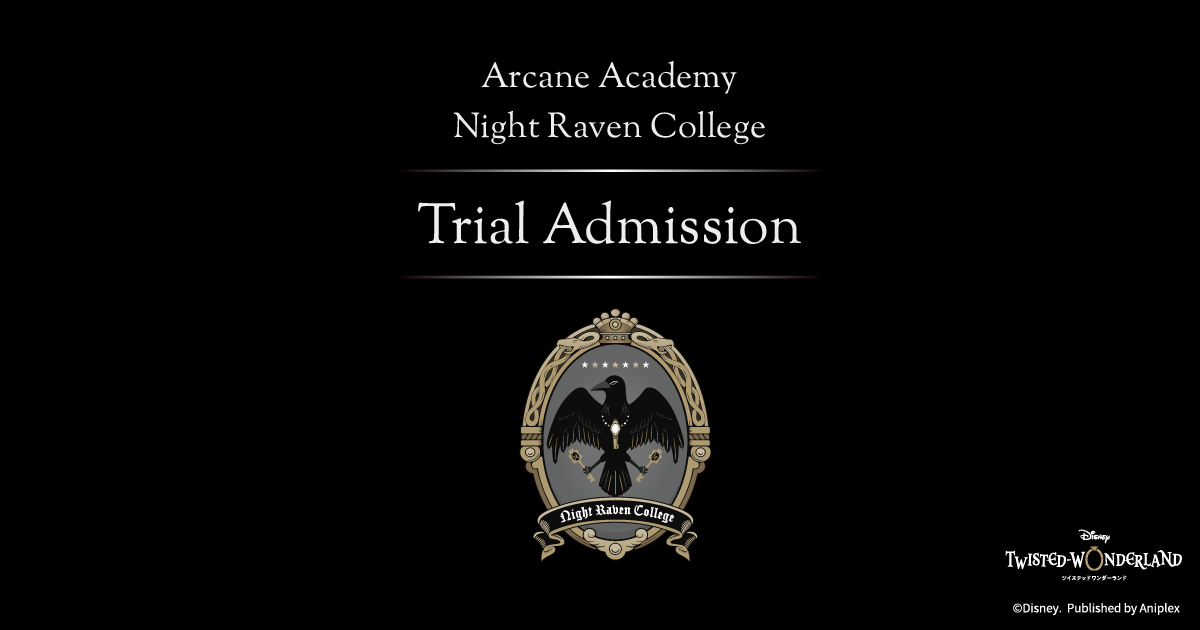 Arcane Academy Night Raven College Trial Admission｜Official english ...